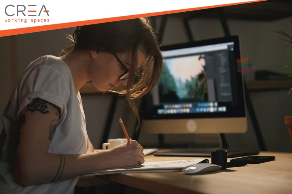 M2 por persona en una oficina | CREA WORKING SPACES